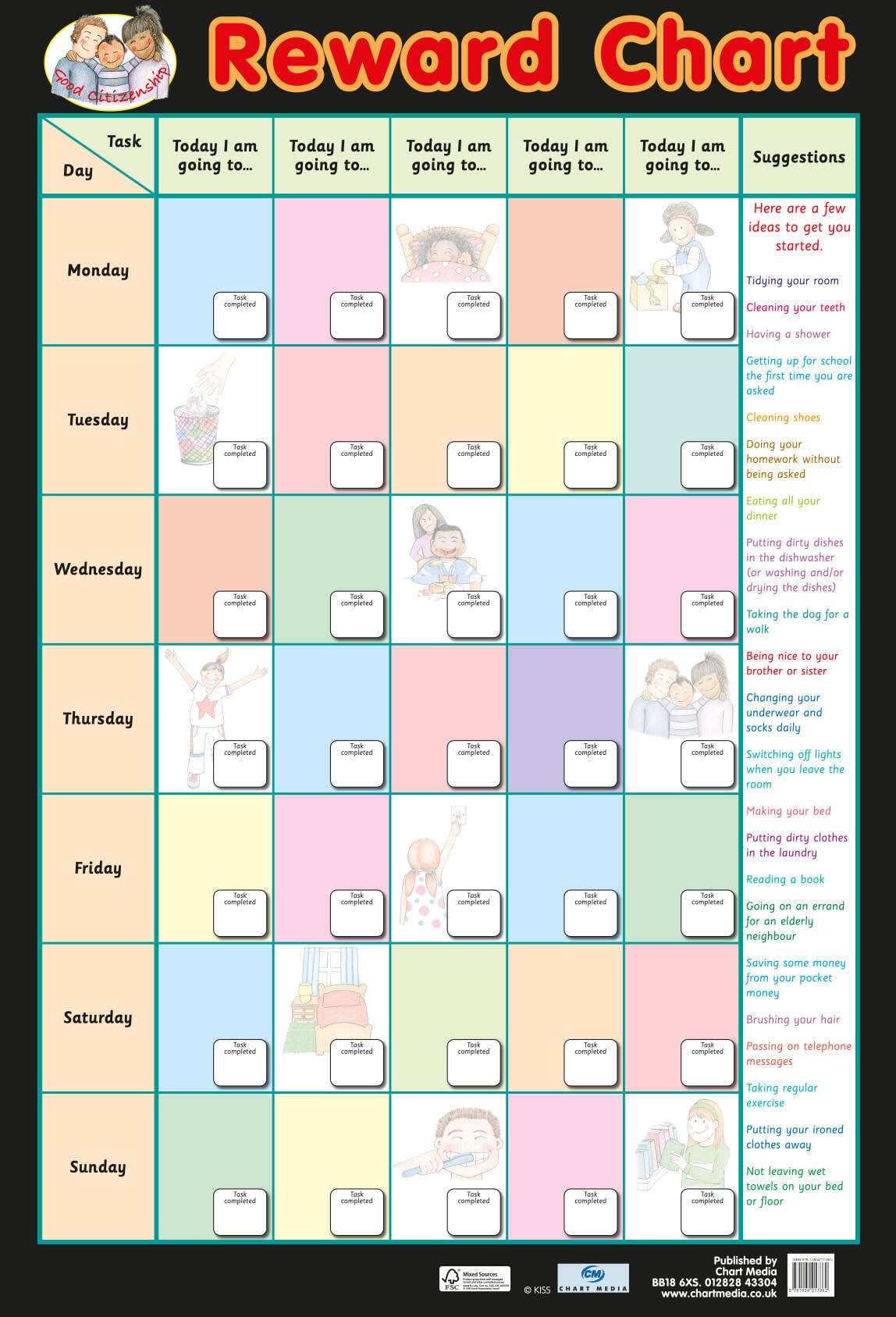 Reward Chart Poster | chartmedia . Educational Wallcharts and Posters